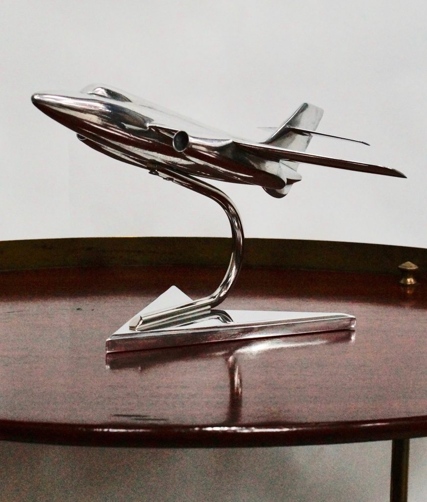Sud Aviation Vautour Model Plane On Stand – Clubhouse Interiors Ltd