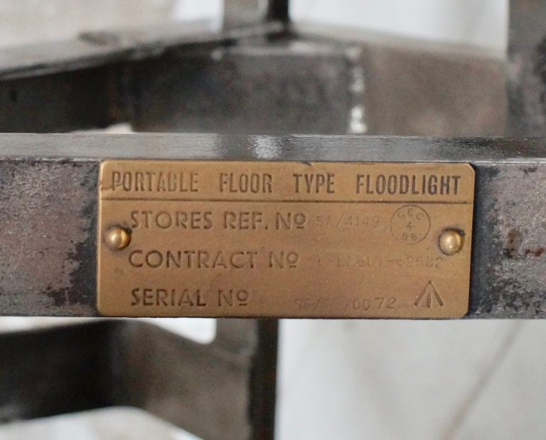 Rare Simplex Portable Floodlight (SOLD) – Clubhouse Interiors Ltd