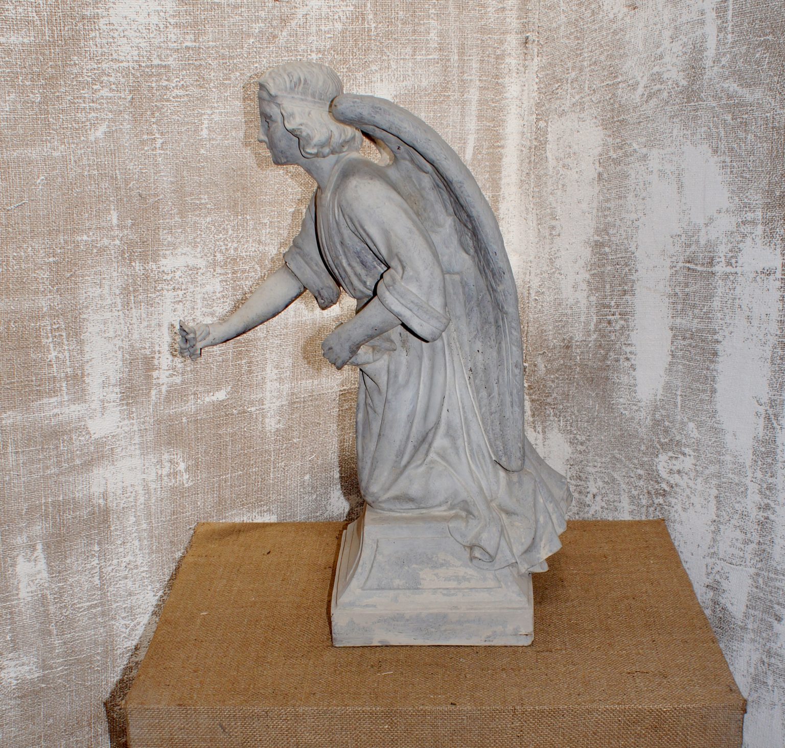 Victorian Terracotta Angel Statue (SOLD) – Clubhouse Interiors Ltd