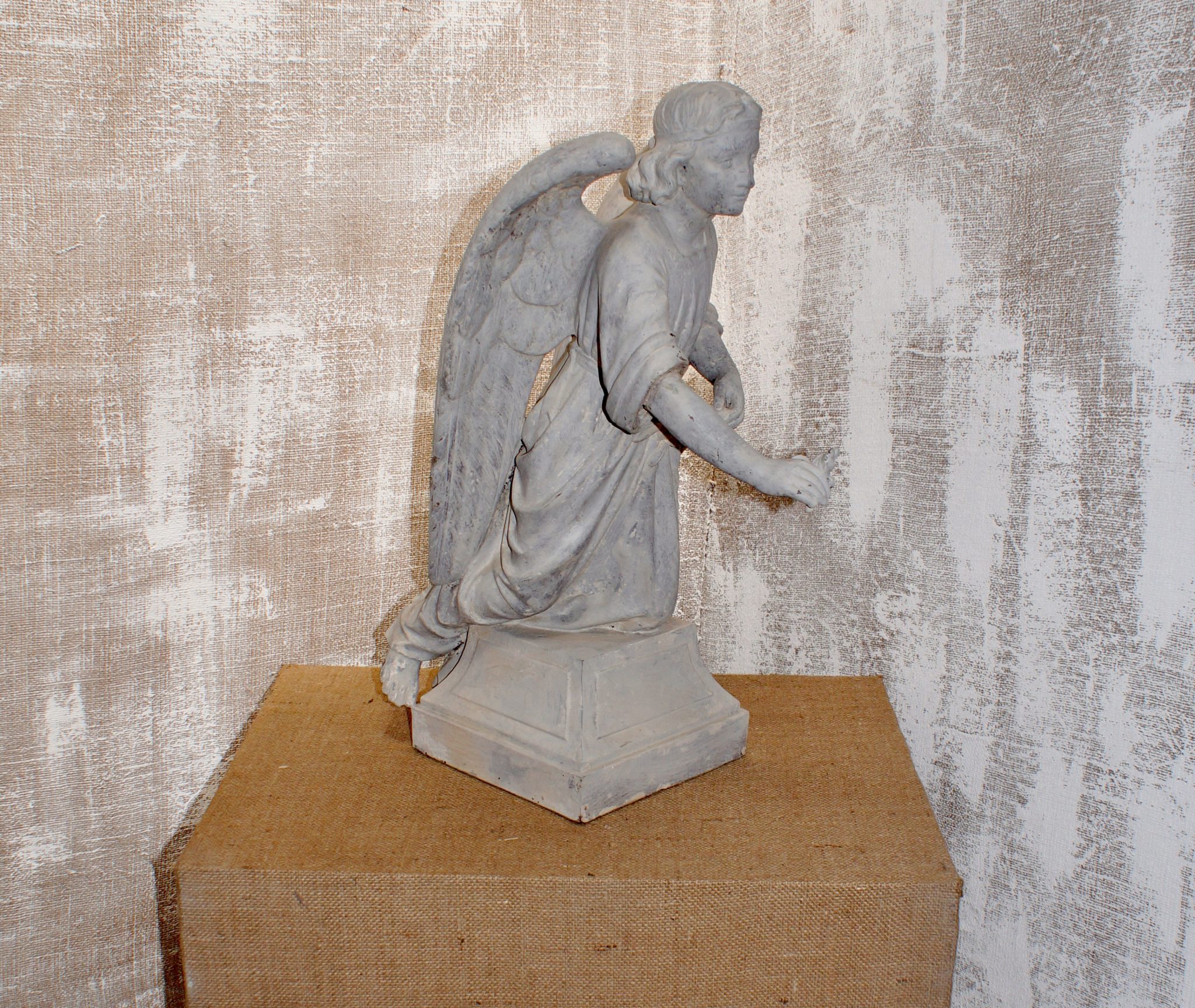 Victorian Terracotta Angel Statue (SOLD) – Clubhouse Interiors Ltd