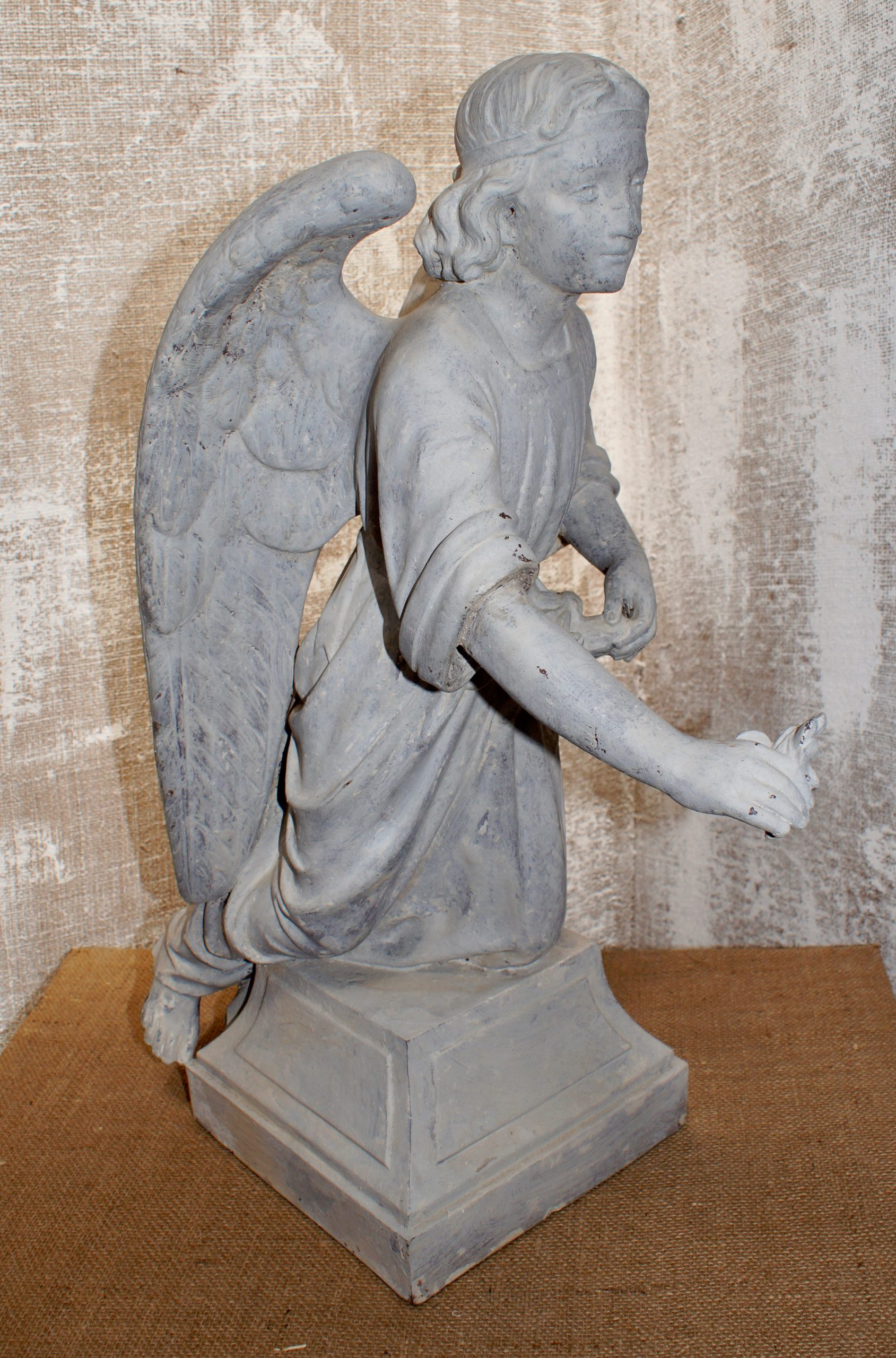 Victorian Terracotta Angel Statue (SOLD) – Clubhouse Interiors Ltd