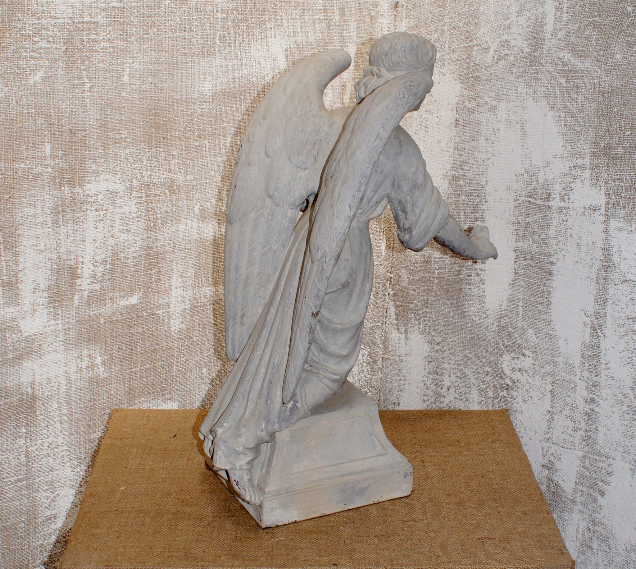 Victorian Terracotta Angel Statue (SOLD) – Clubhouse Interiors Ltd