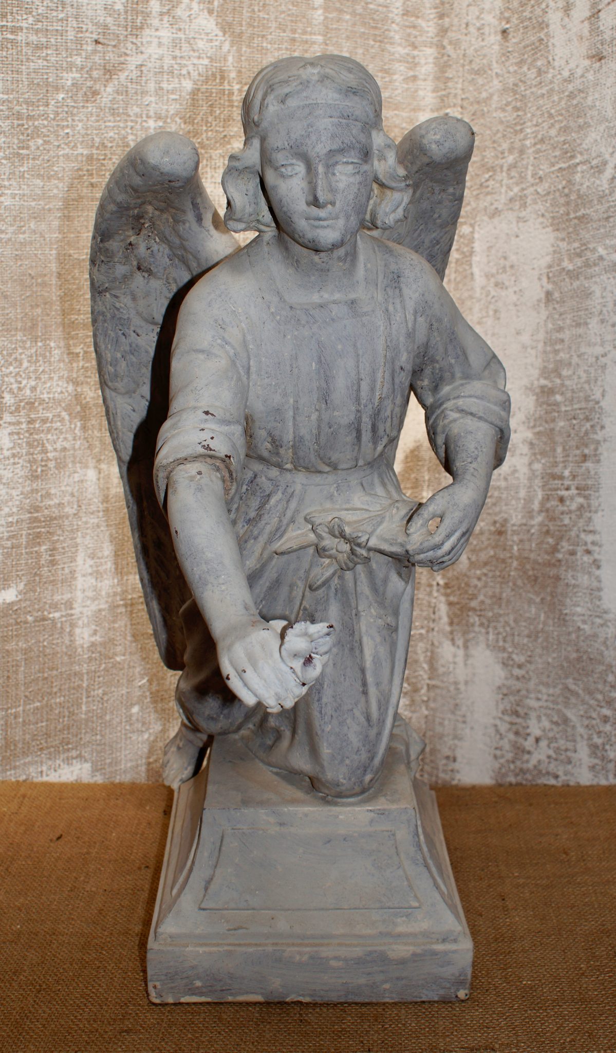 Victorian Terracotta Angel Statue (SOLD) – Clubhouse Interiors Ltd