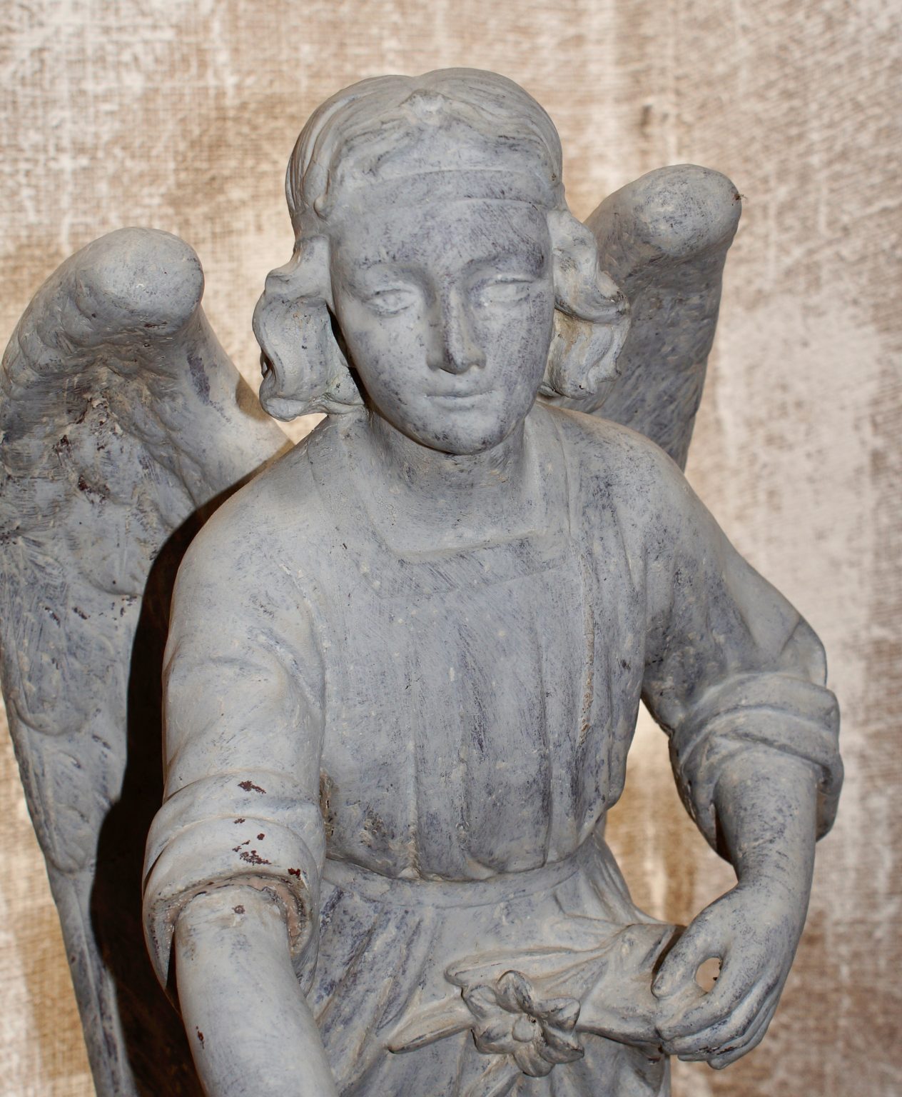 Victorian Terracotta Angel Statue (SOLD) – Clubhouse Interiors Ltd