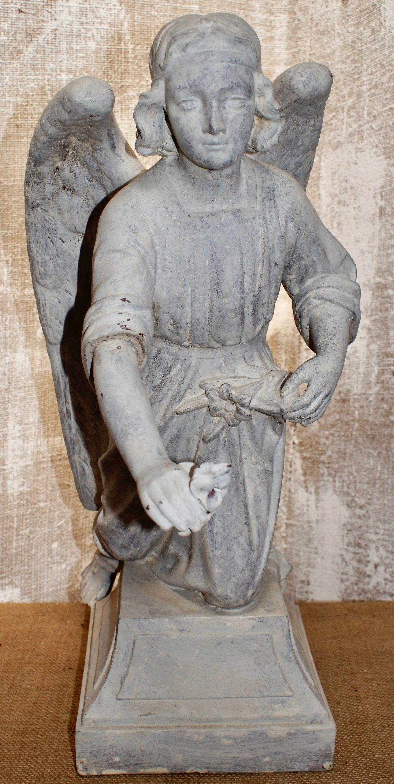 Victorian Terracotta Angel Statue (SOLD) – Clubhouse Interiors Ltd