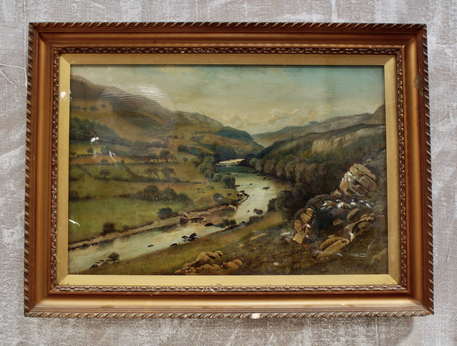 West Highland Valley Oil on Canvas by J.H.Hewitt (SOLD) – Clubhouse ...