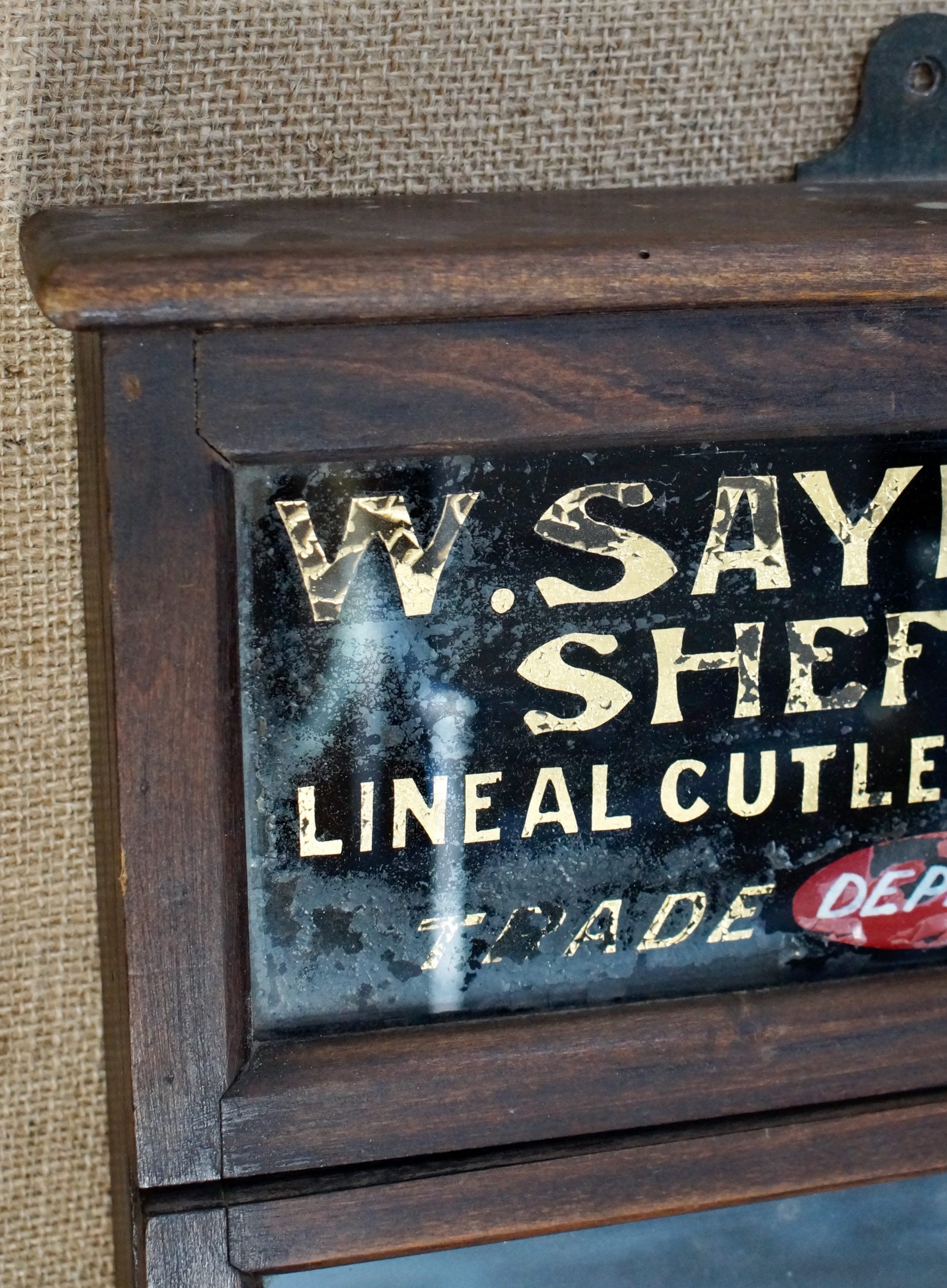 Rare Antique W.Saynor Ltd Of Sheffield Shop Display Case (SOLD ...