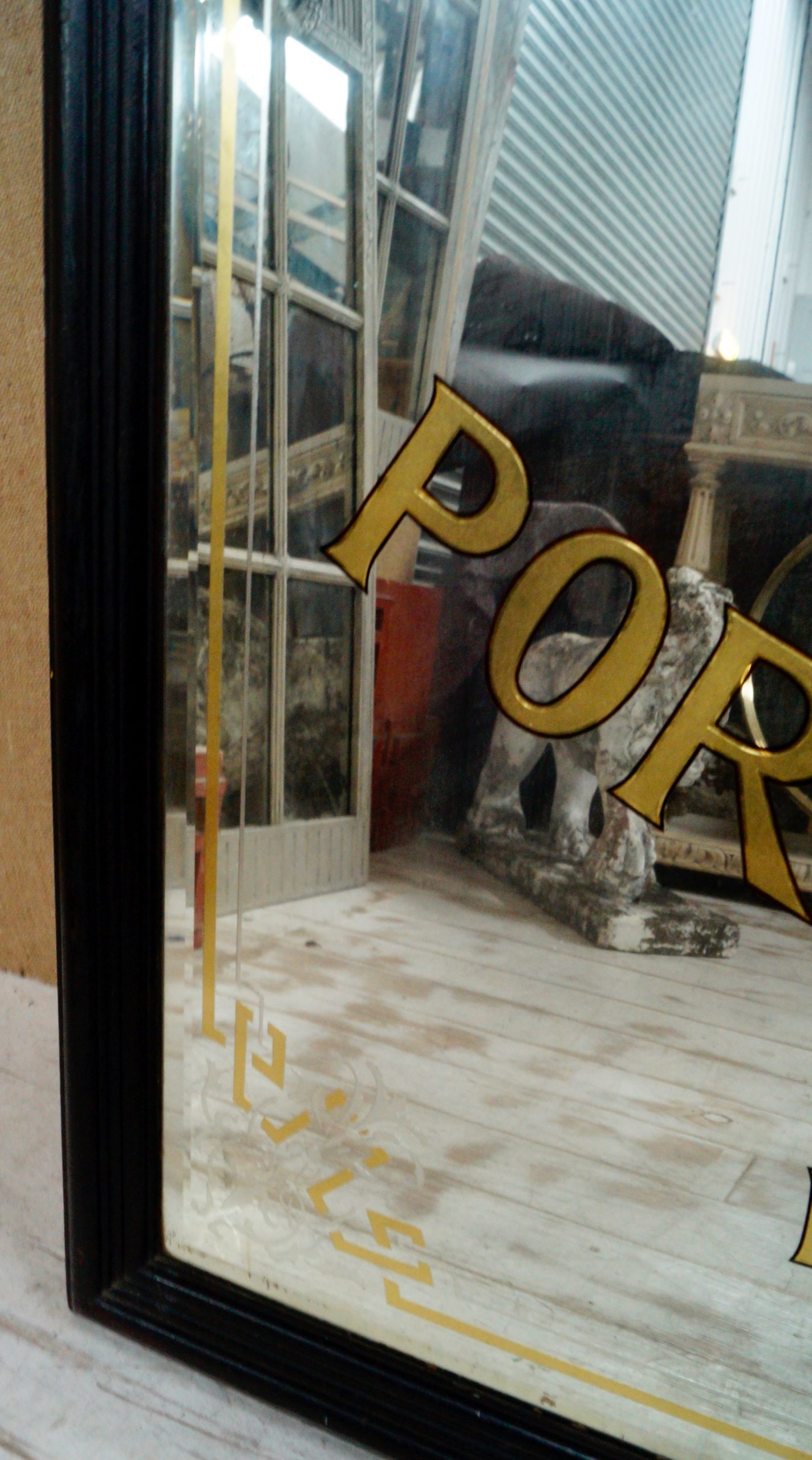 Large Antique Richards Distilleries Pub Advertising Mirror (SOLD ...