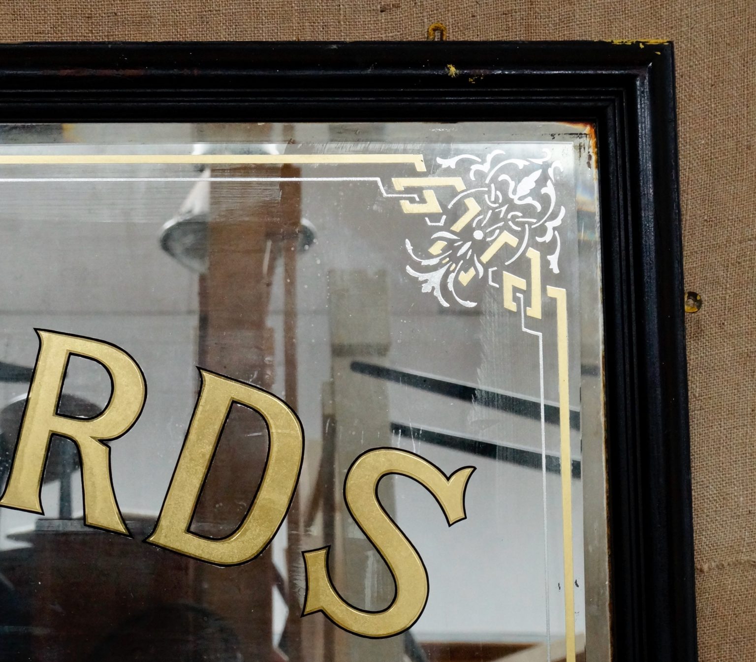Large Antique Richards Distilleries Pub Advertising Mirror (SOLD ...