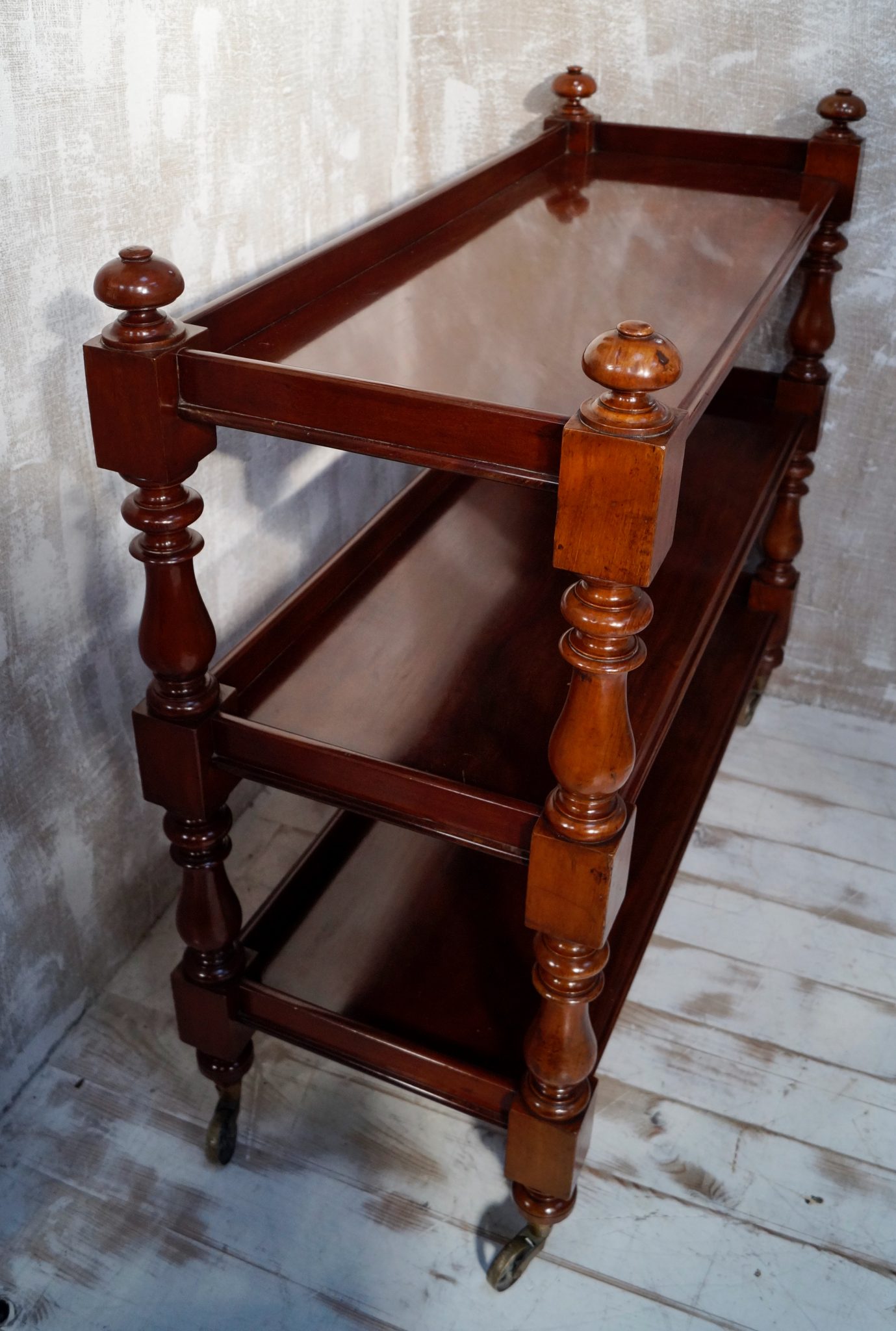 Victorian Mahogany Three Tier Buffet Trolley (SOLD) – Clubhouse ...