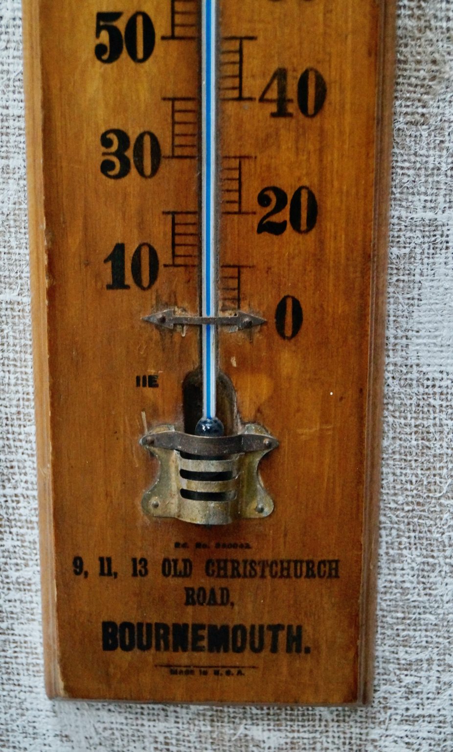 Vintage Wooden Advertising Thermometer – Clubhouse Interiors Ltd