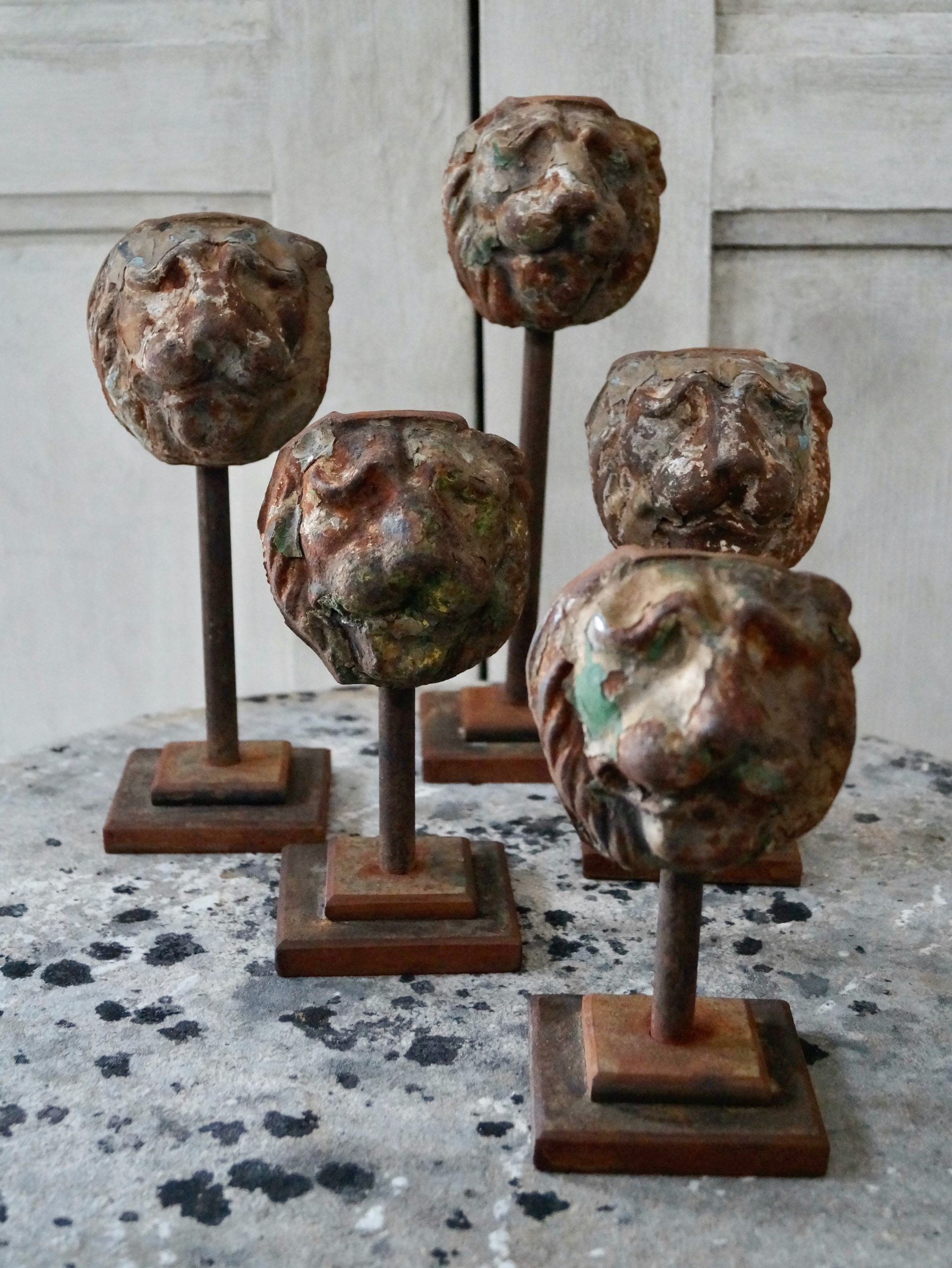 Georgian Cast Iron Lion Mask on Stand (SOLD) – Clubhouse Interiors Ltd
