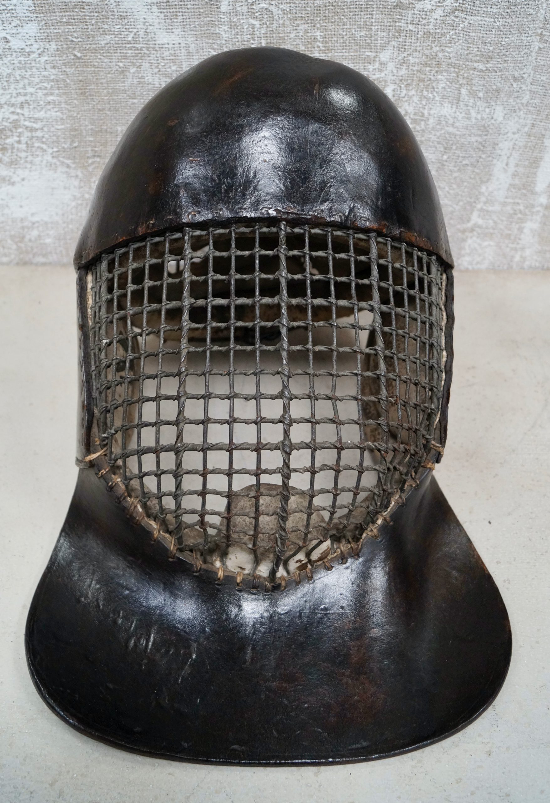 Rare Antique Japanese Kendo Mask On Stand – Clubhouse Interiors Ltd