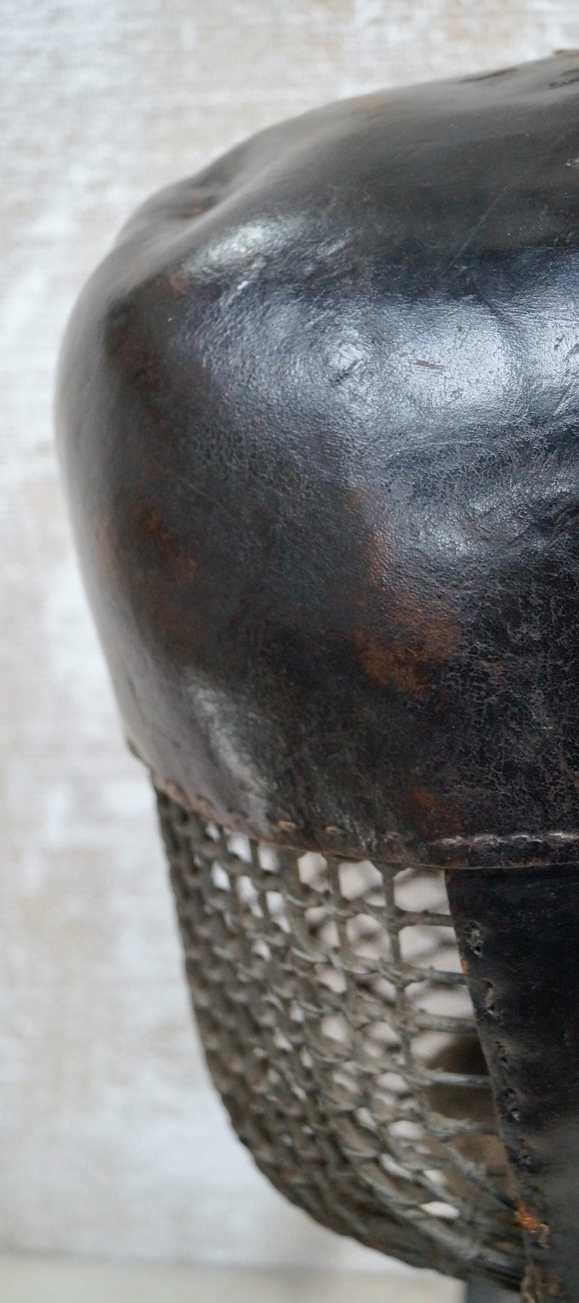 Rare Antique Japanese Kendo Mask On Stand – Clubhouse Interiors Ltd