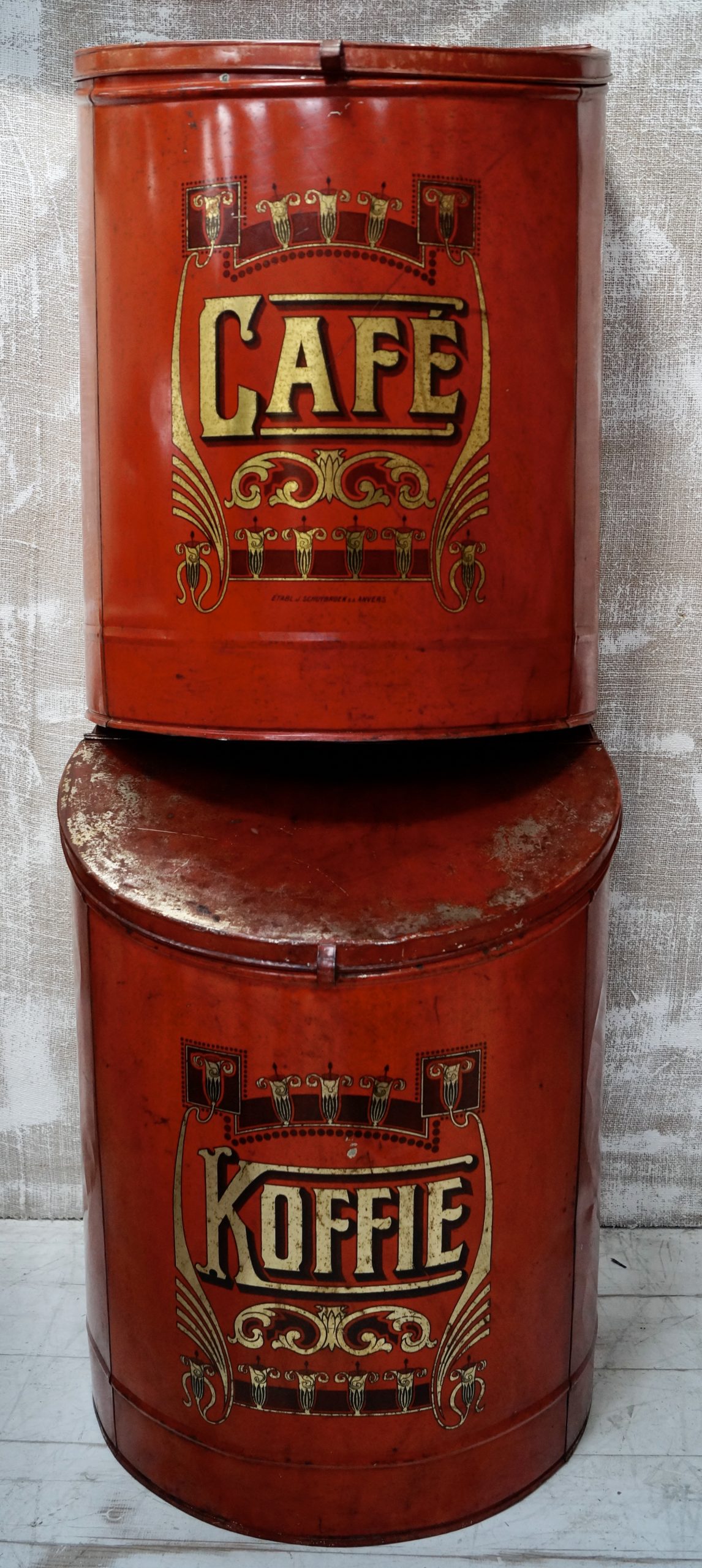 Large Antique Koffie Container By Etall.J.Schuybroek – Clubhouse ...