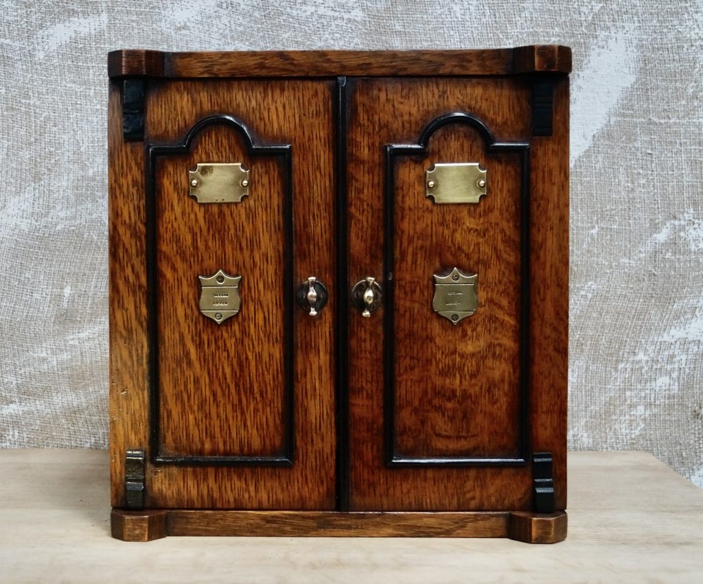 Antique Victorian Oak Humidor (SOLD) – Clubhouse Interiors Ltd