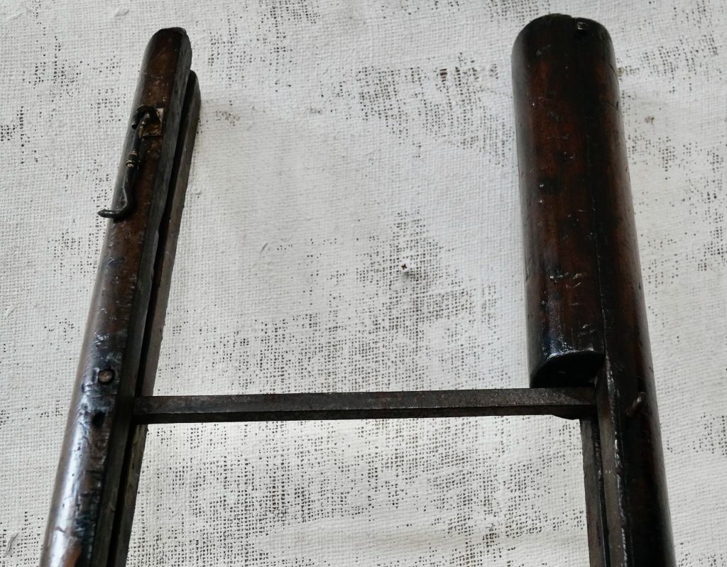 Regency Mahogany Library Pole Ladders – Clubhouse Interiors Ltd