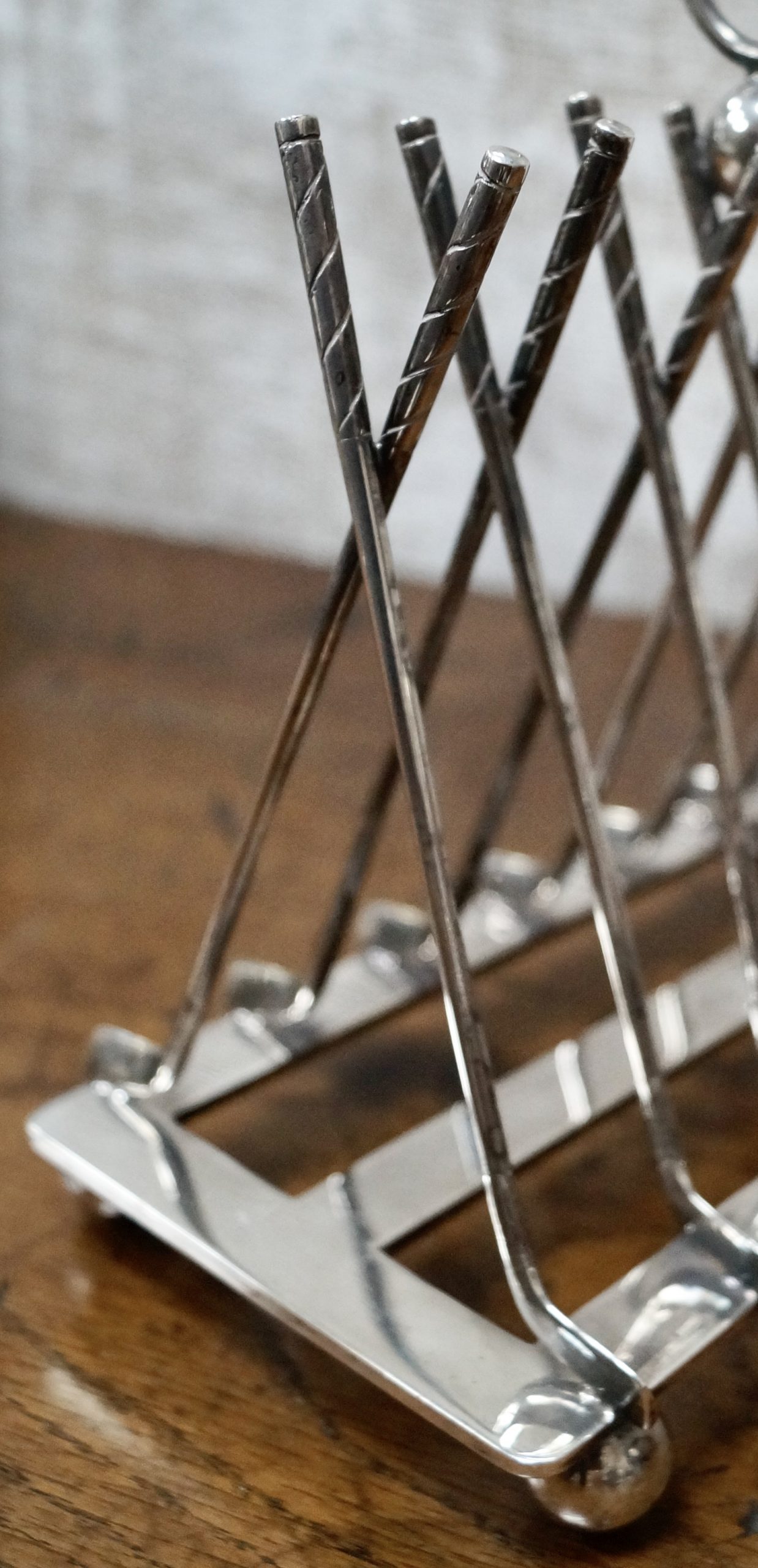 Art Deco Silver Plate Golf Toast Rack – Clubhouse Interiors Ltd
